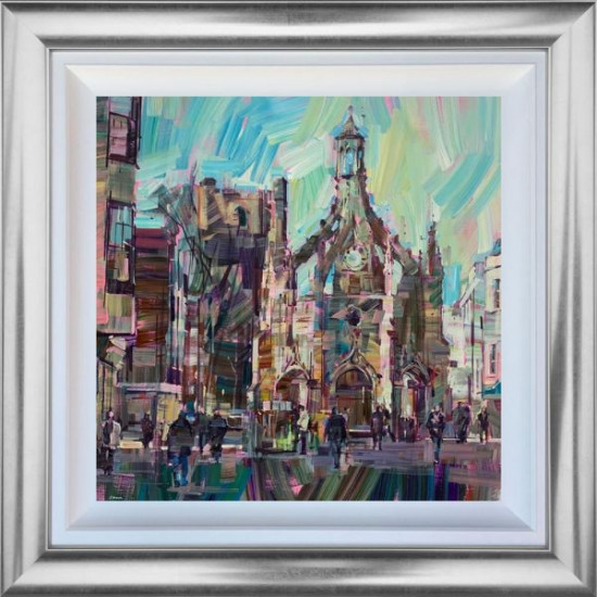 Chichester Cross - Original - Silver Framed by Colin Brown