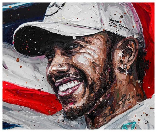 Lewis Title 18 (Lewis Hamilton) by Paul Oz