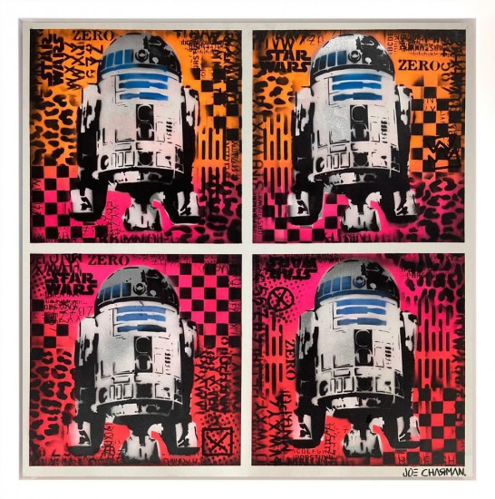 R2 - UV - Original - Cream Framed by Joe Charman