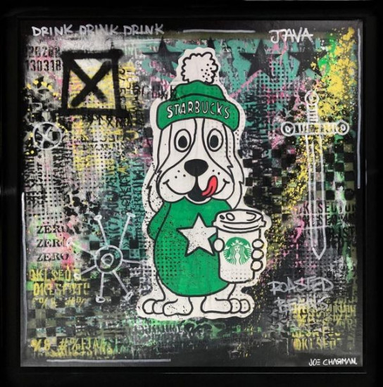 Slush Coffee - Original - Black Framed by Joe Charman