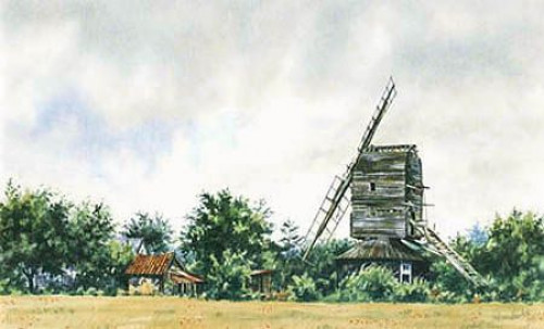 Syleham Post Mill, Suffolk by Steven Binks