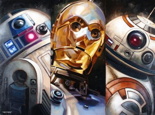 The Droids You're Looking For - Original - Framed by Ben Jeffery