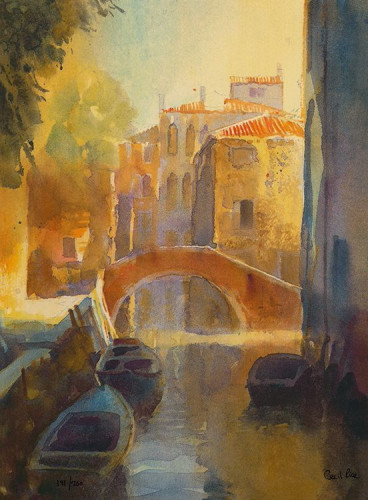 Venetian Canal by Cecil Rice