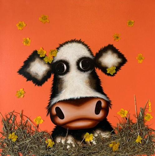 Watermoo Sunset - Original by Caroline Shotton