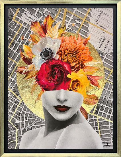 A New York Vision - Original - Framed by Chuck