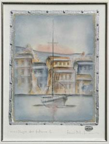 Mouillage De Bateaux III by Kevin Blackham