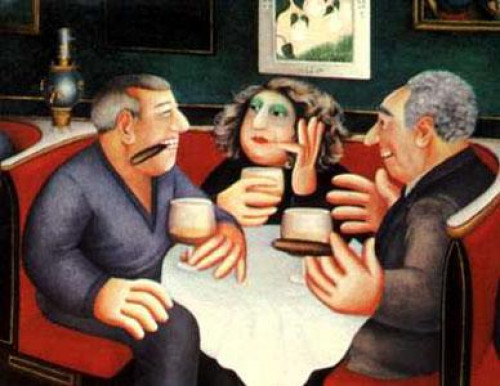 Russian Tea Rooms by Beryl Cook