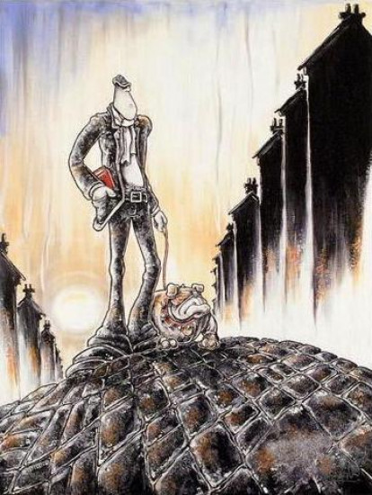 The Rent Man Commeth by Philip Stuttard