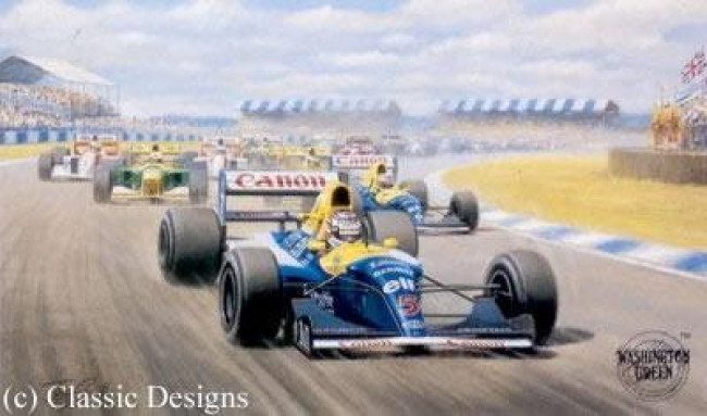 Nigel Mansell - World Champion 1992 by Tony Smith