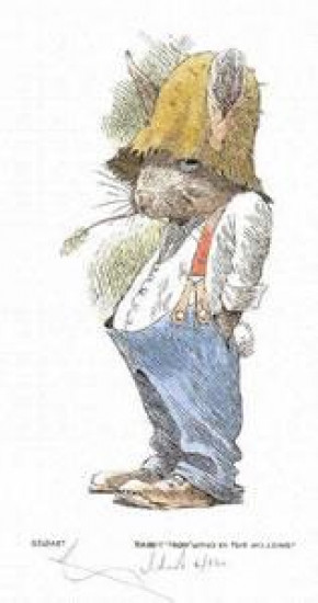 Rabbit - Wind In The Willows by William Geldart