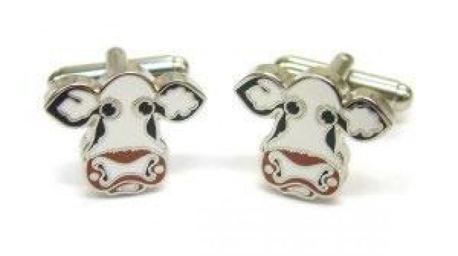 Cow Links - Cufflinks by Caroline Shotton