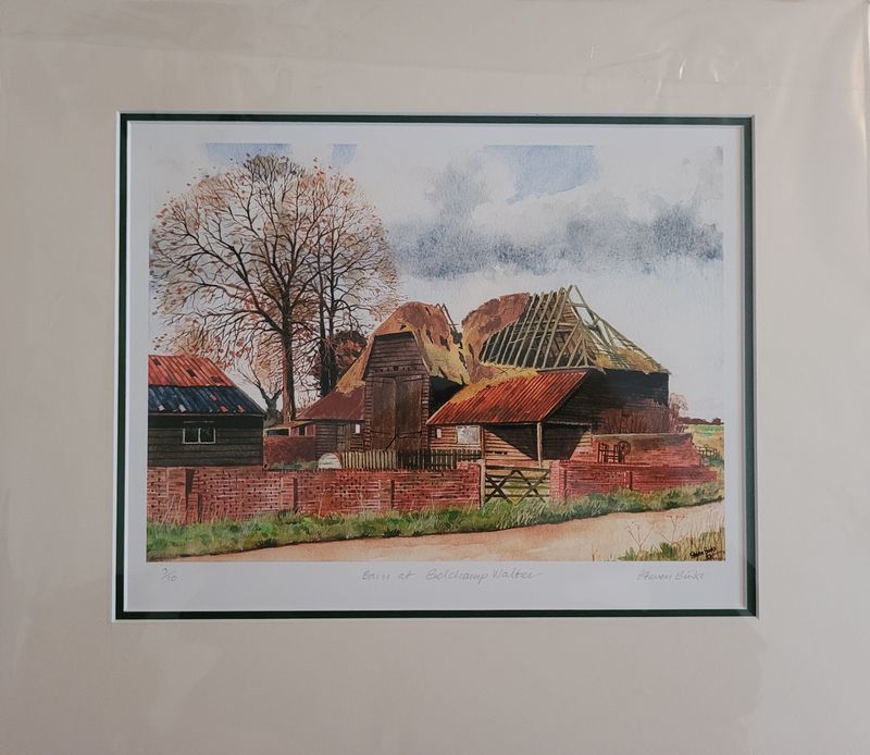 Barn At Belchamp Walter, Sudbury by Steven Binks