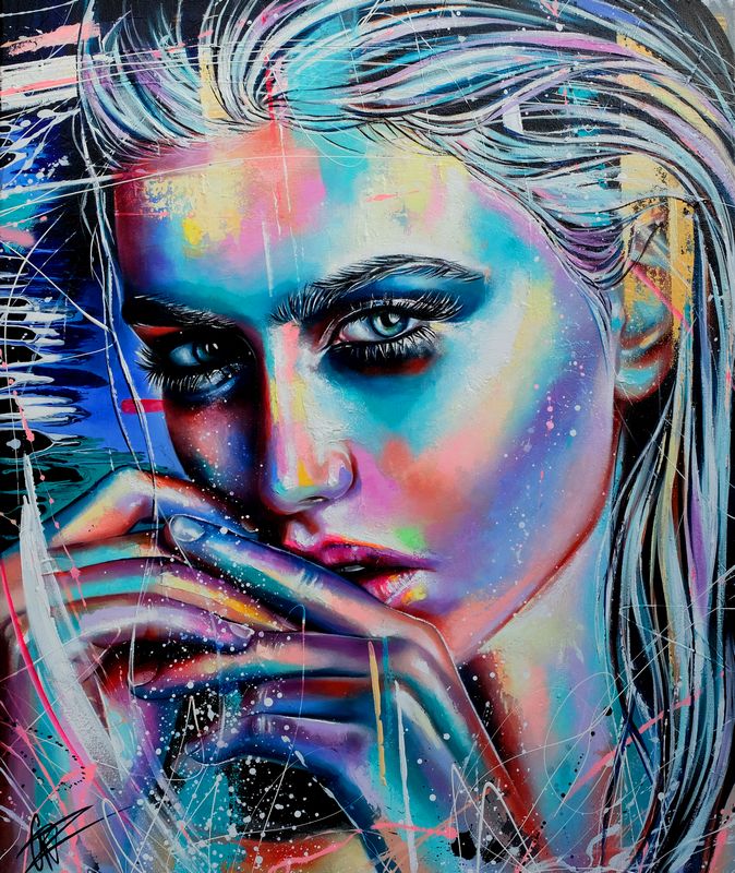 Hypnotic - Original - Framed by Emma Grzonkowski