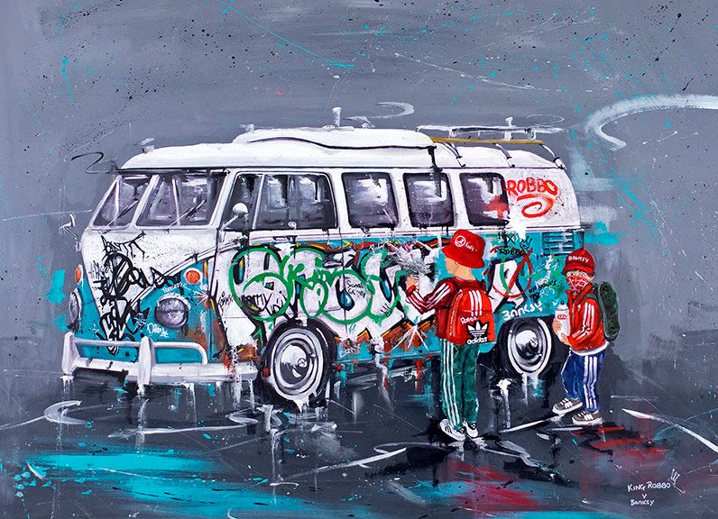 King Robbo Vs Banksy by Wild Seeley