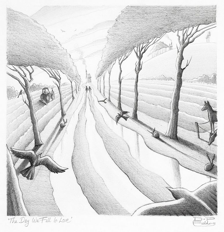 The Day We Fell In Love - Sketch by Derrick Fielding