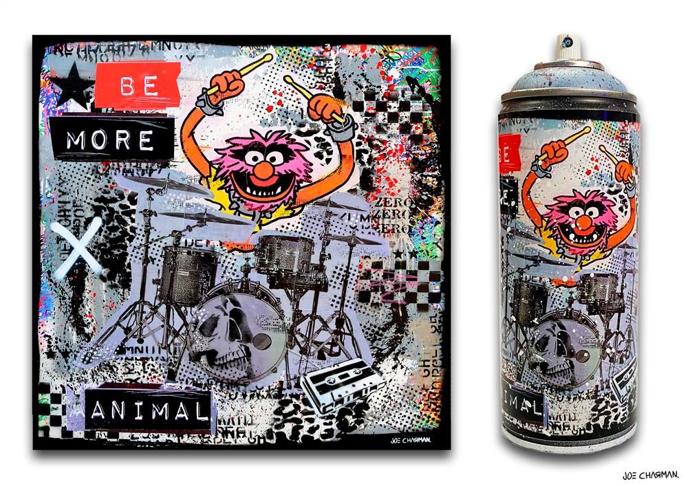 Animal - Original - Black Framed by Joe Charman