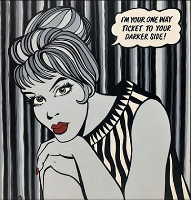 I'm Your One Way Ticket - Original by Jacquie Boyd