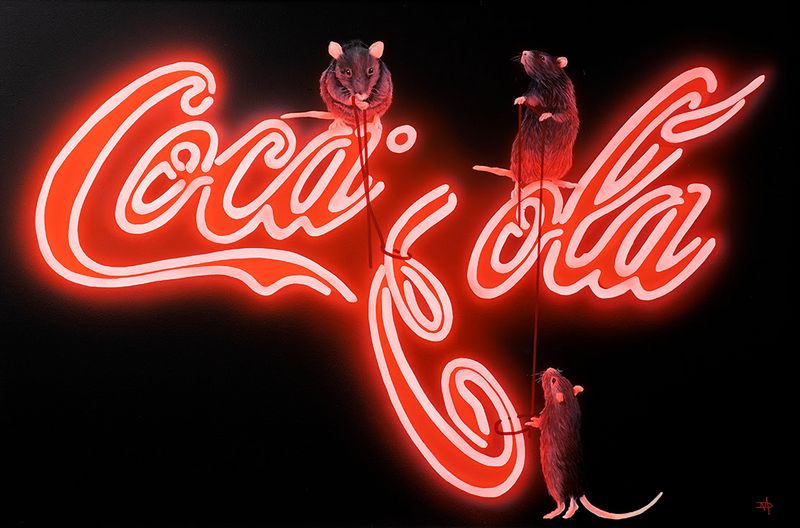 Rats Fixing Coca Cola by Dean Martin *Mad Artist