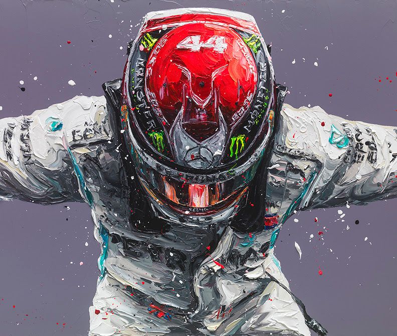 Still I Rise #6 (Lewis Hamilton) by Paul Oz