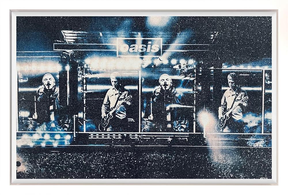 Oasis - Opening Night, Cardiff 2025 - Original - Framed by Fezz