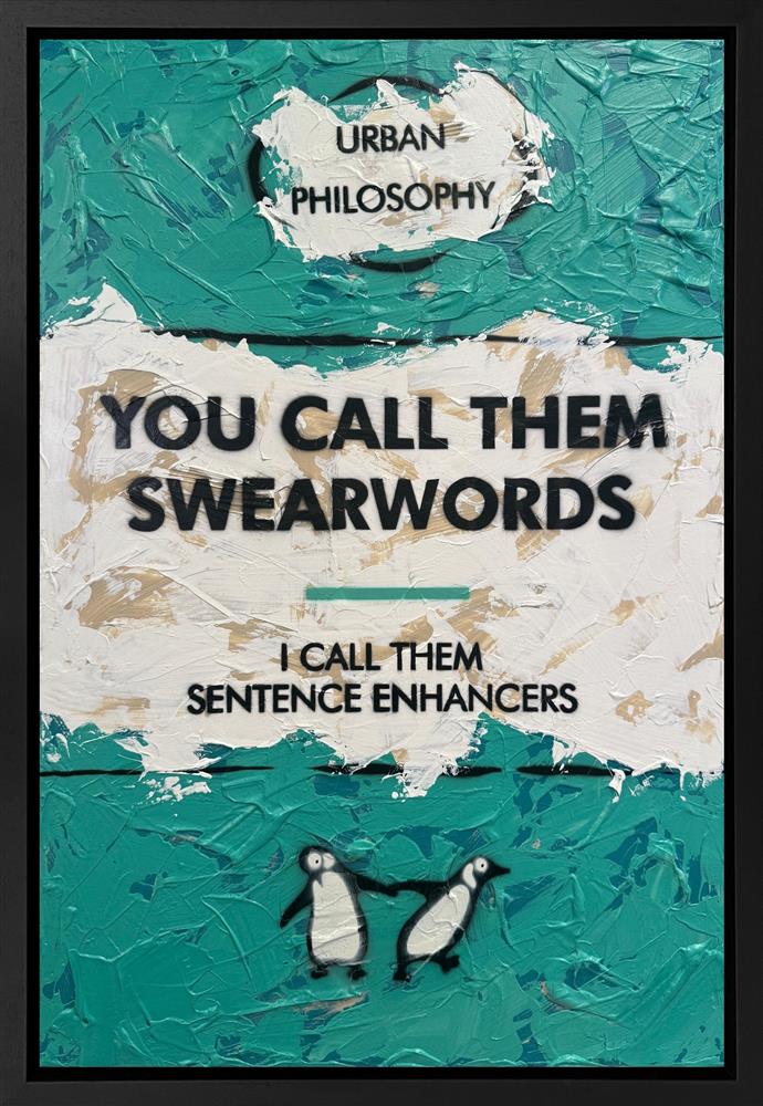 Sentence Enhancers - Original - Black Framed by Hue Folk