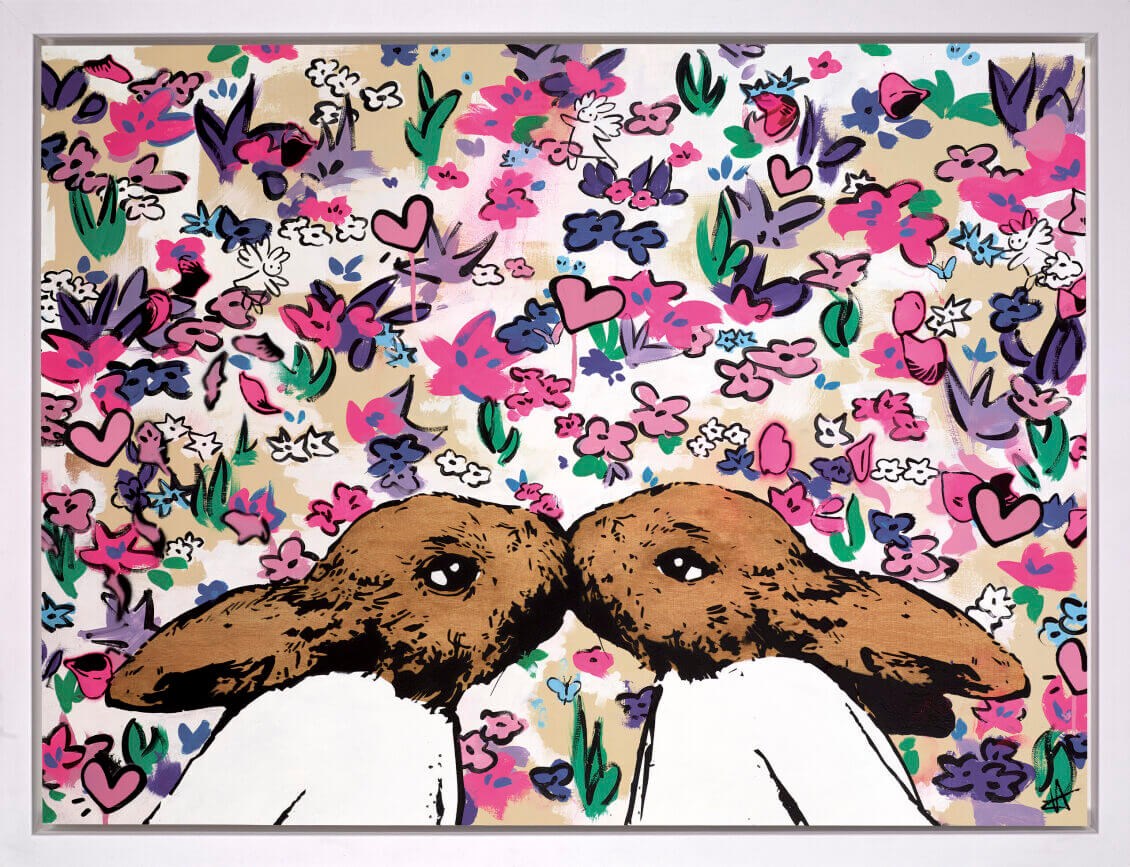 The Kiss - Framed by Harry Bunce