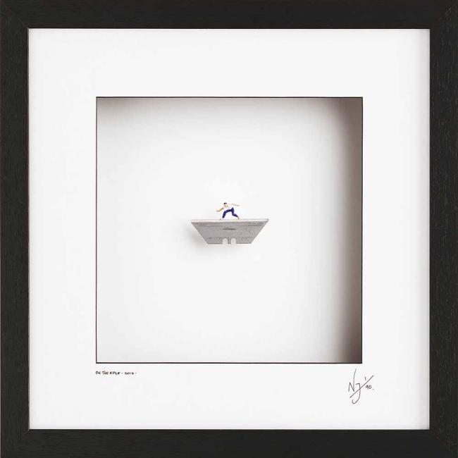 On The Edge - Wall Sculpture by Nic Joly