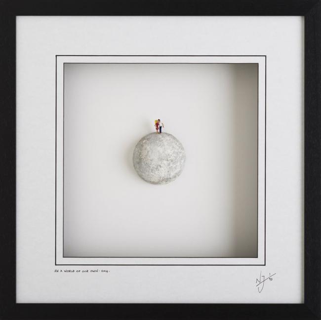 In A World of Our Own - Wall Sculpture by Nic Joly